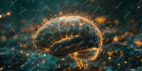 Premium Photo Illustration Of A Human Brain Representing Complex
