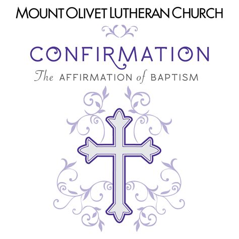 Sunday Morning Confirmation Class Mount Olivet