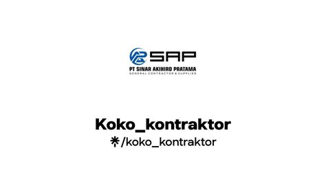 Koko Kontraktor Instagram Tiktok Linktree