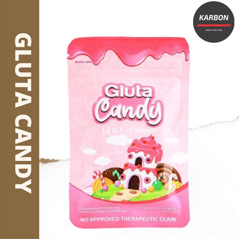 Original Gluta Candy 12 In 1 Collagen Glutathione Collagen Candy Glutacandy 60 Capsule