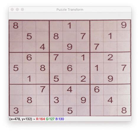 Opencv Sudoku Solver And Ocr Pyimagesearch