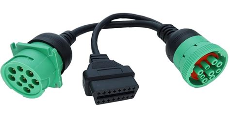 Green Sae J1939 To Sae J1962 Splitter Cable Jcom1939 Monitor Pro
