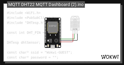 MQTT DHT MQTT Dashboard Ino Wokwi ESP STM Arduino Simulator