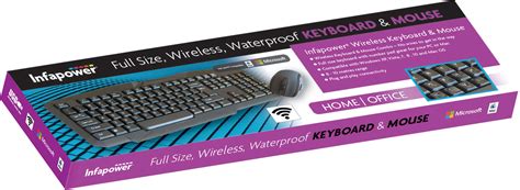 Wireless Waterproof Keyboard And Mouse Combo Pack [5060240211951] £7 95 Uk