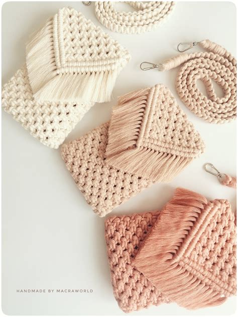 Macrame Phone Bag Handmade Macrame Purse Bag Crossbody Phone Etsy