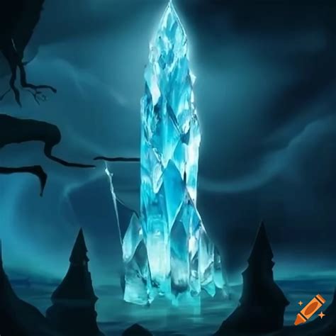 Tower Of Crystal On Craiyon