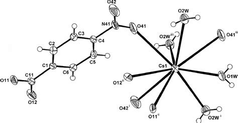 The Molecular Configuration And Atom Numbering Scheme For The