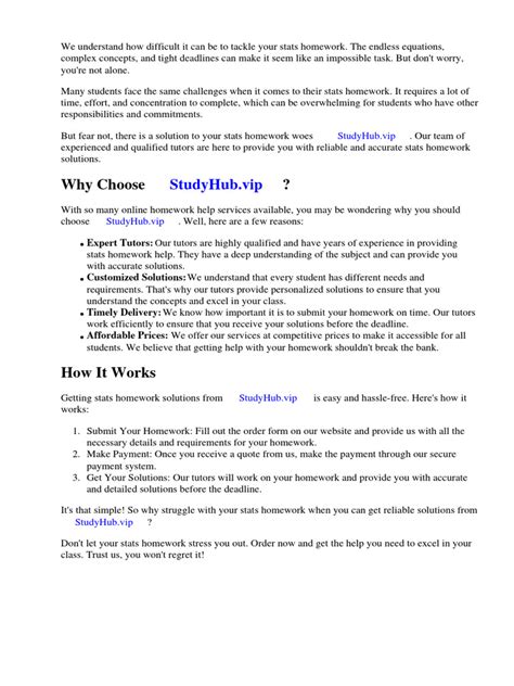 Stats Homework Solutions Pdf Statistics P Value