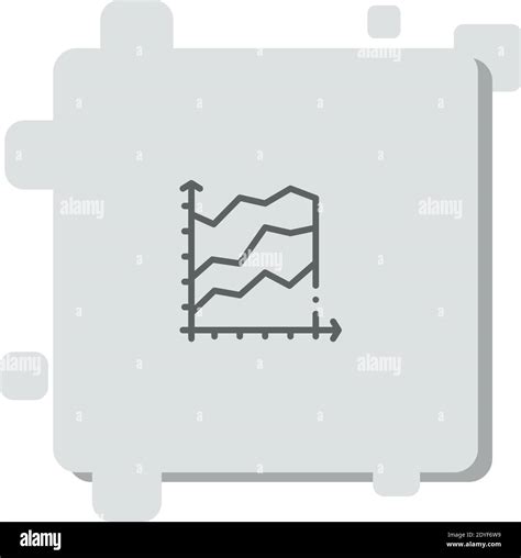 line chart vector icon modern simple vector illustration stock vector image and art alamy