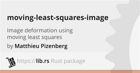 移动最小二乘图像 — rust 实现 lib rs
