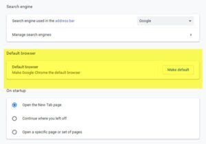 Unable To Set Chrome As Default Browser In Windows