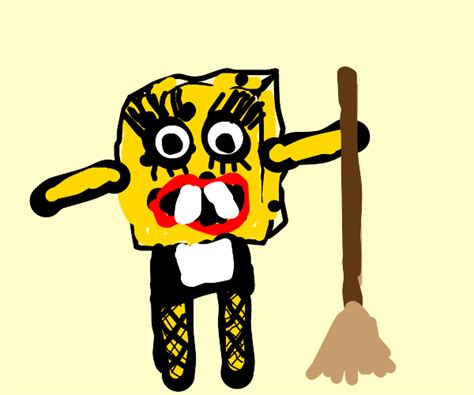 Sexy Spongebob Maid Drawception