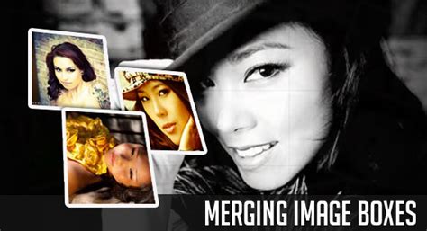 merging image boxes with jquery codrops