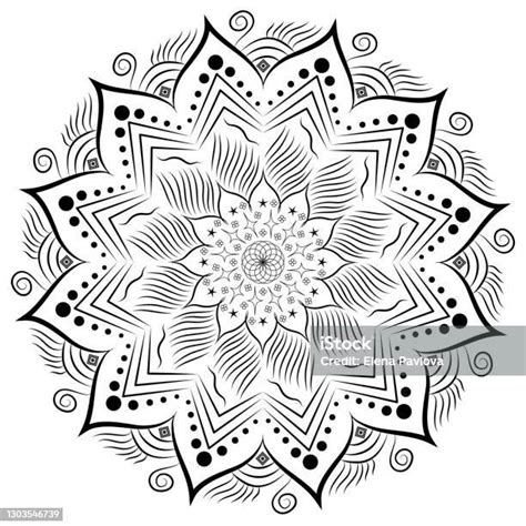 아름다운 낙서 만다라 디자인 색칠 페이지 안티 스트레스 멘디 엽서 문신 장식 헤나 벡터 일러스트 만달라 민족 장식 요소 선 아트 스타일 일러스트레이션 0명에 대한 스톡 벡터