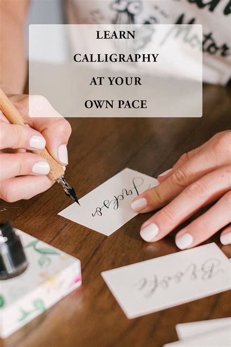 How To Write In Calligraphy A Beginner S Guide Hand Lettering Tutorial Learn Modern