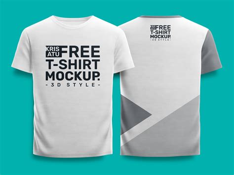 Free White T Shirt Mockup Front Back By Kris Kurn On Dribbble