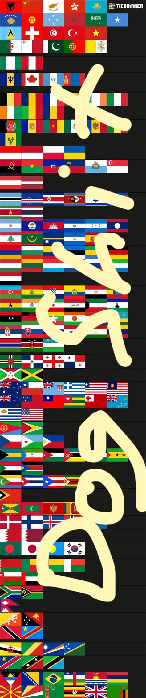 Classifications Of World Flags By Amount Of My Favorite Color Purple