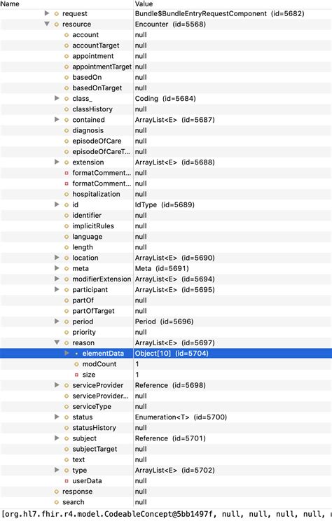 r4 encounters don t store reasons · issue 39 · hapifhir hapi fhir