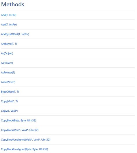 Missing Api Reference For Systemruntimecompilerservicesunsafe · Issue 3199 · Dotnetdocs