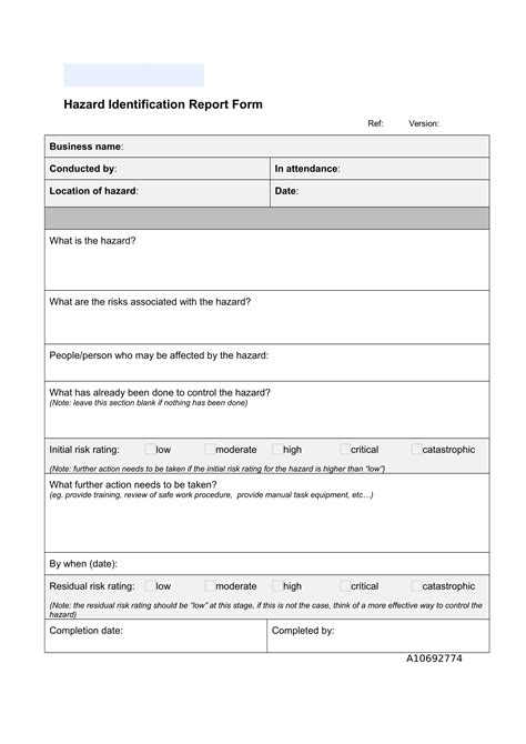 FREE 17 Hazard Report Form Samples PDF MS Word Google Docs