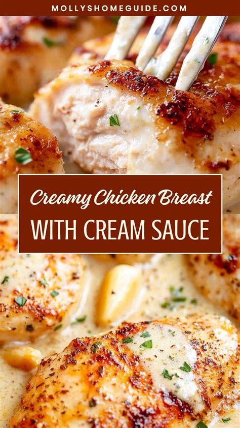 Creamy Chicken Breast With Cream Sauce Recipe Creamy Sauce For