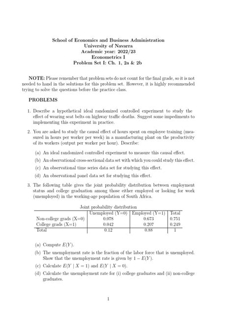 problemset1 pdf null hypothesis normal distribution