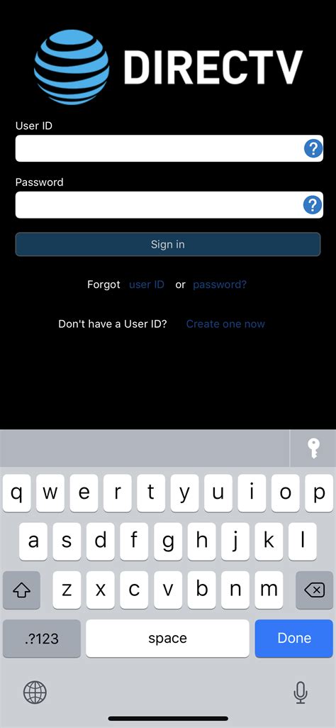 Unable To Log Into DIRECTV App AT T Community Forums