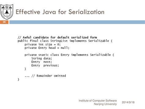 Ppt Object Serialization And Persistence Powerpoint Presentation