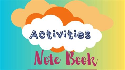 Activities Notebook Daily Journal Made By Teachers