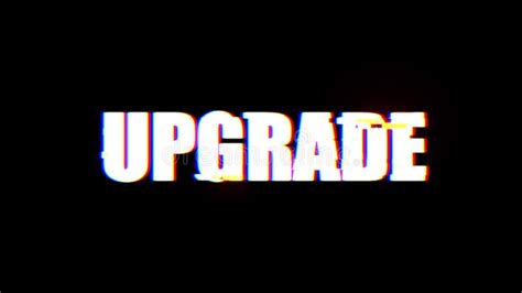 cool colorful glitch upgrade text animation background logo seamless