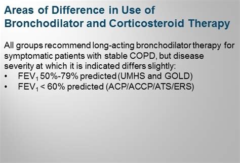 Copd Guideline Synthesis