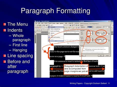 paragraph and page formatting in word ppt download