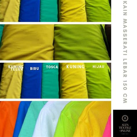 Jual Kain Masserati Lebar 150 Cm Shopee Indonesia