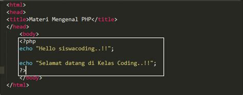 Kelas Pemula PDKT Dengan PHP Pemberi Harapan Pasti Belajar Tutorial