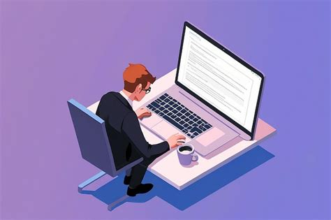 Businessman As Programmer Coding On Laptop Software Development Concept Premium Ai Generated Image