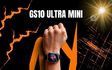 Smartwatch Gs10 Ultra Mini Tecnologia E Praticidade No Pulso Top
