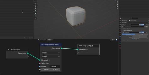 crease edges in geometry nodes modeling blender artists community