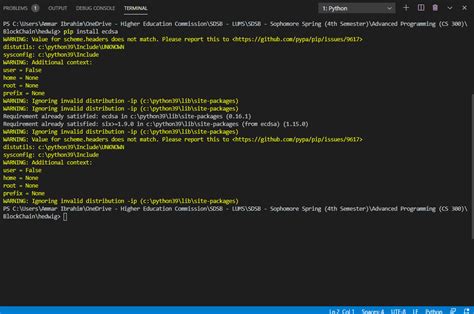 Pip Cannot Import Ecdsa Library In Python Stack Overflow