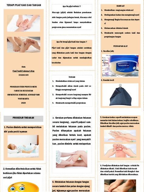 Leaflet Terapi Pijat Tangan Dan Kaki Pdf