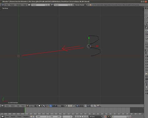 transforms how can i move a vertex towards the origin blender