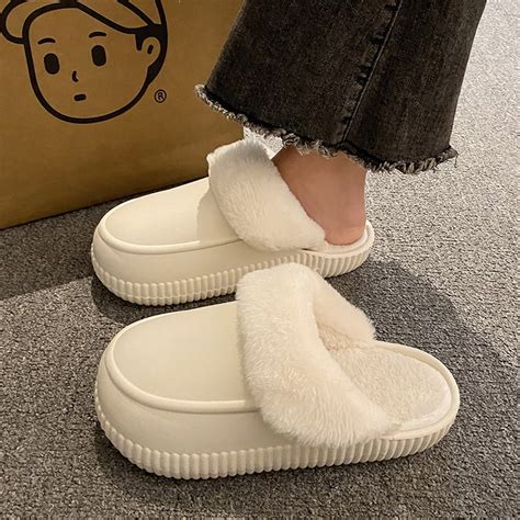 Chiikawa Usagi Cotton Slippers Kawaii Y2k New Glow Wearing Outside Home