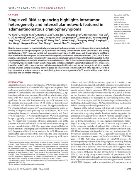 Pdf Single Cell Rna Sequencing Highlights Intratumor Heterogeneity And Intercellular Network