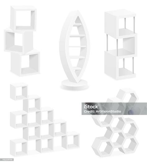 전시 프리젠테이션 또는 제품 및 상품의 광고를 위한 선반 선반 디자인 스톡 벡터 일러스트 레이 션에 대 한 빈 템플릿 개념에 대한 스톡 벡터 아트 및 기타 이미지 Istock