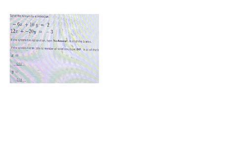 Solved Solve The System By Chegg
