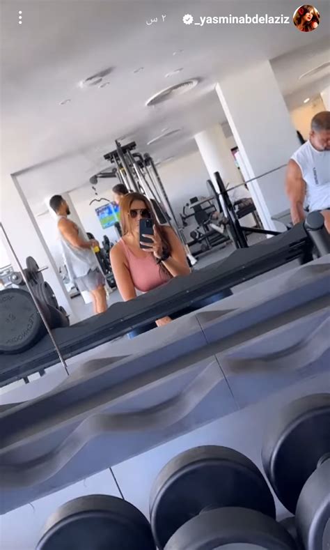 ظهور لافت لـ ياسمين عبد العزيز في الجيم شاهد