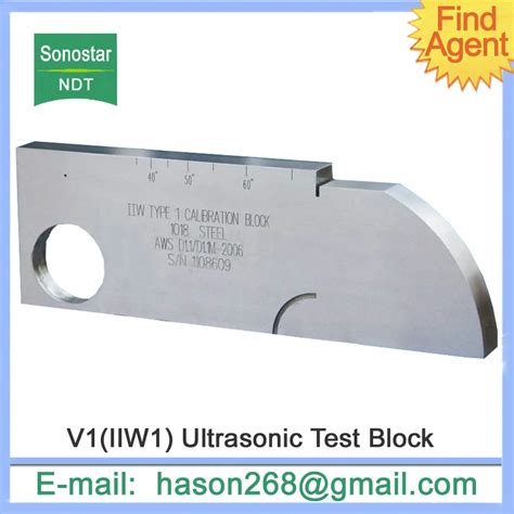 v1 iiw1 ultrasonic test block ndt ultrasound ultrasonic