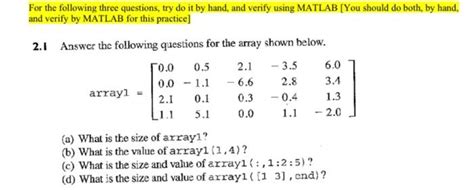 Solved For The Following Three Questions Try Do It By Hand Chegg