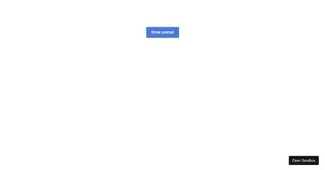 useprompt sequential codesandbox