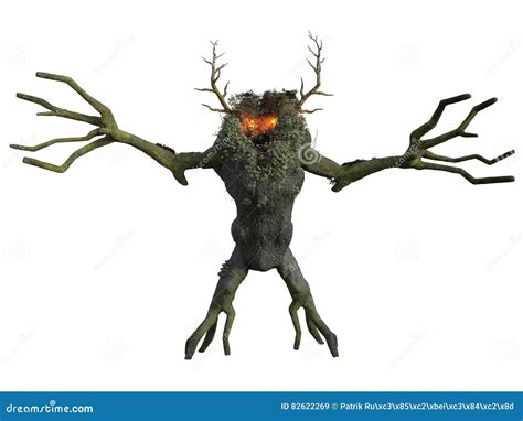 Fantasy Tree Ent Stock Illustration Illustration Of Legend 82622269