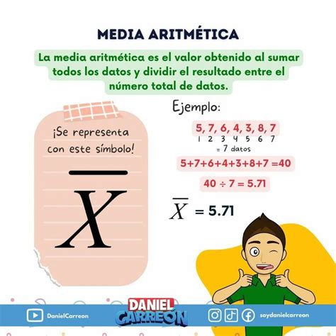 Pin En 5to Estrategias Para Enseñar Matematicas Media Aritmética